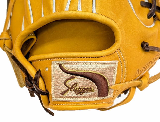 【センスポ】久保田スラッガー 軟式内野グラブ KSN-SR1 タイガース中野モデル同サイズ タン×バーガンディ紐 右投